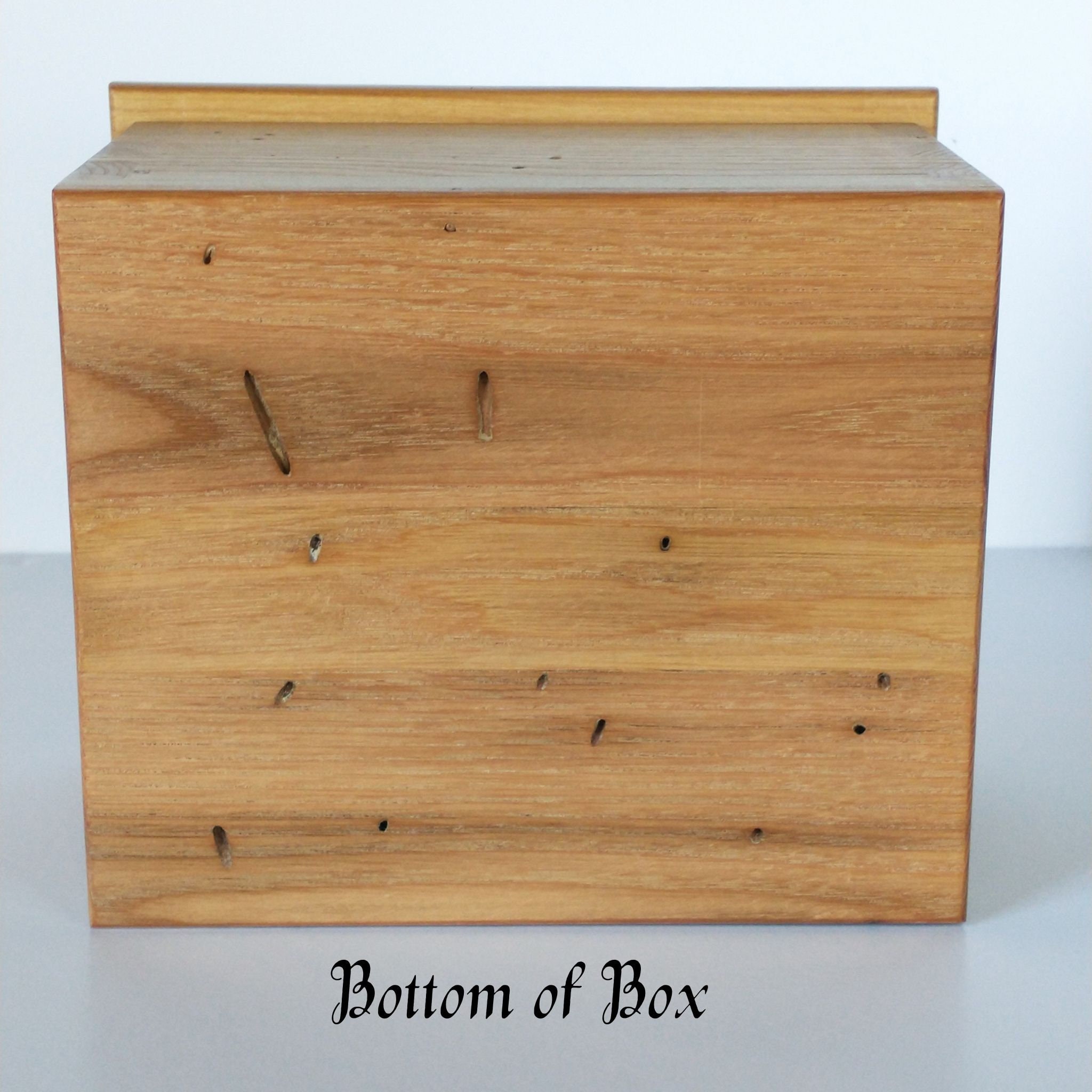Decorative Wood Box With Lid Reclaimed Wood Box Oak Keepsake - Etsy