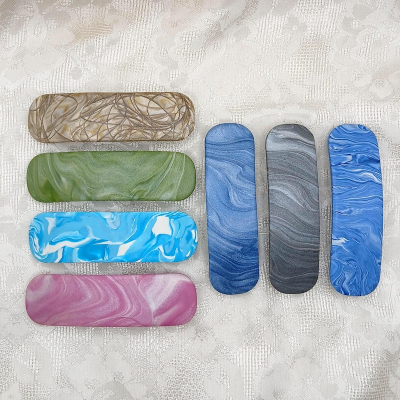 Clay Handmade Barrettes - Etsy