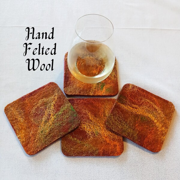 Wool Coasters - Etsy