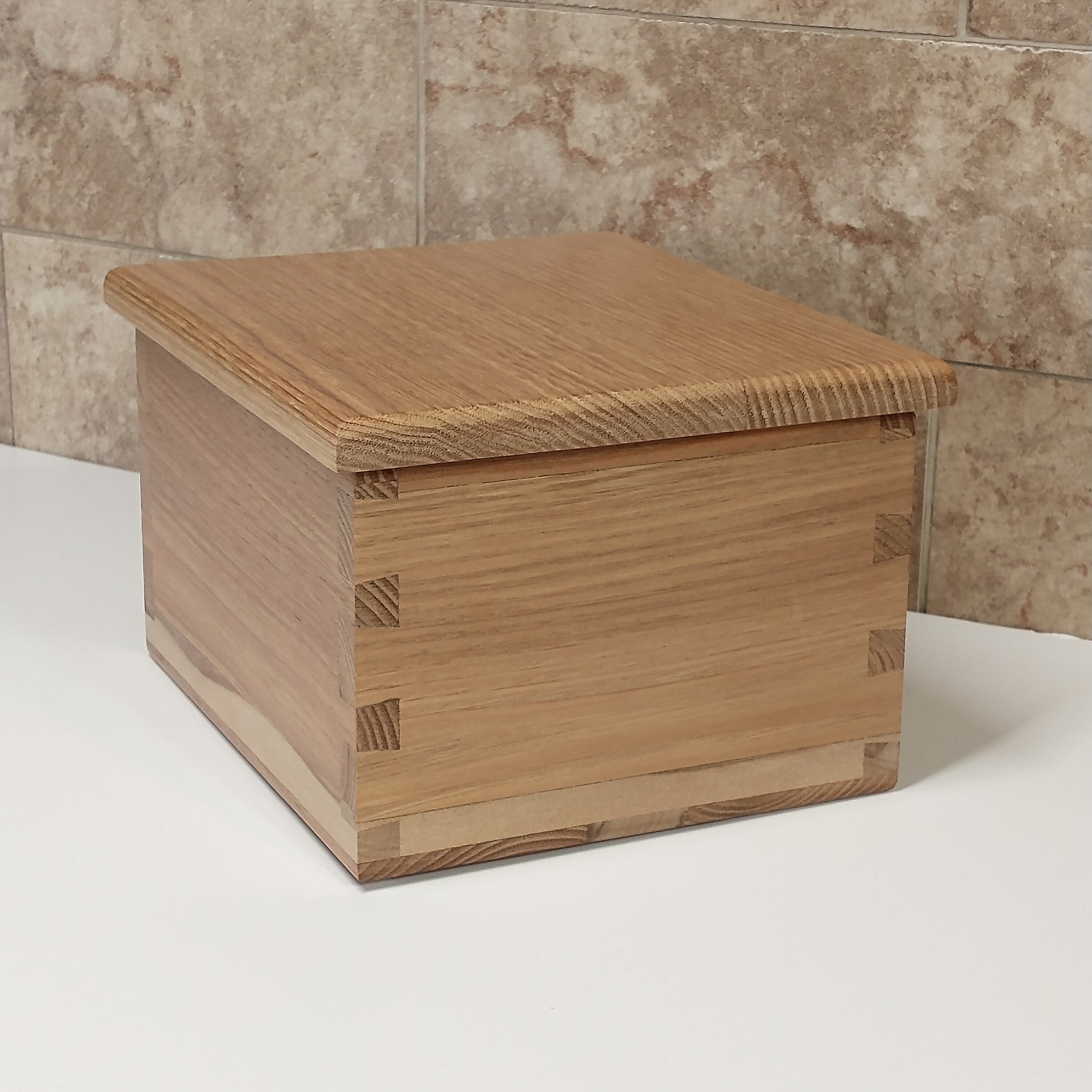 Decorative Wood Box With Lid Reclaimed Wood Box Oak Keepsake - Etsy