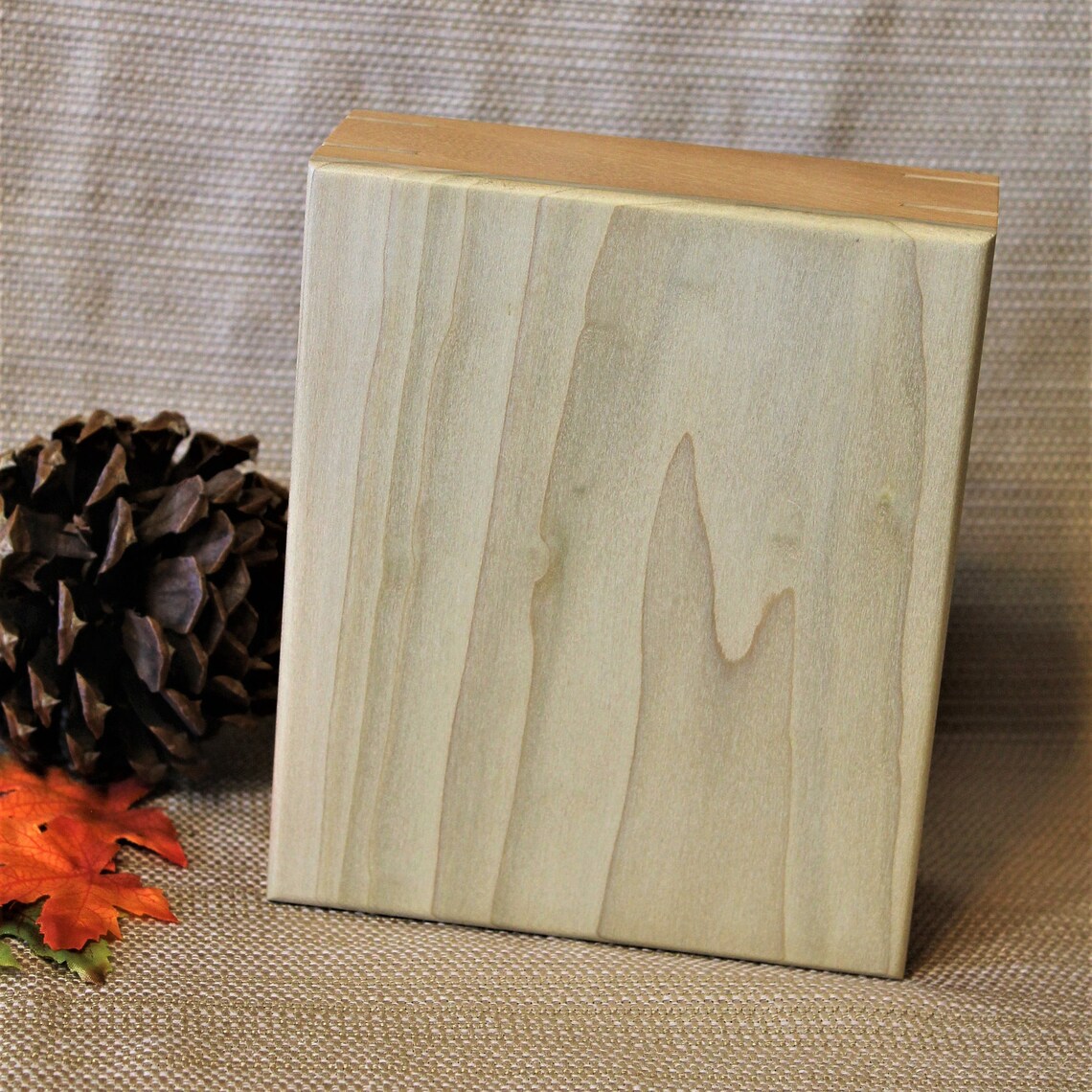 Decorative Wood Box Small storage box mahogany Reclaimed | Etsy