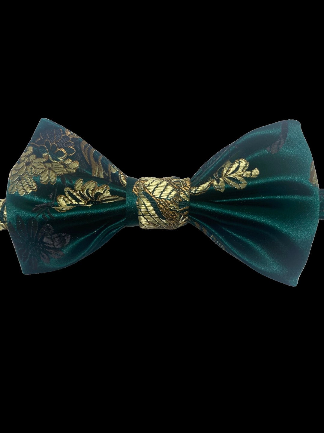 Deep Green Chinese Brocade Chinese New Year Bow Tie. for - Etsy