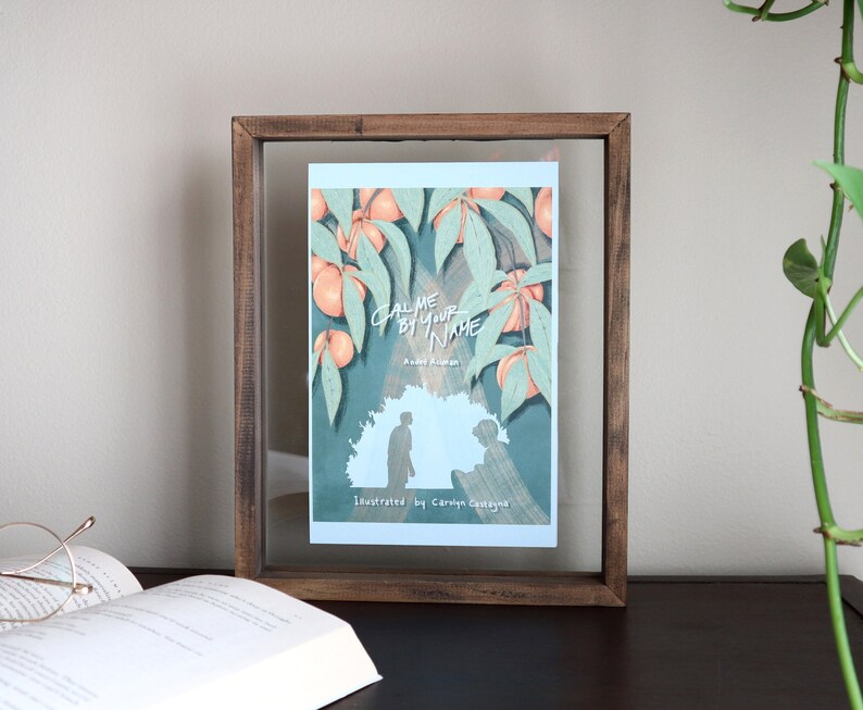 Call Me by Your Name Book Cover Art Print // redesigned by - Etsy