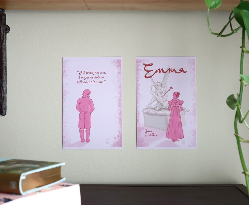 Emma by Jane Austen Cover Art Print // (re)designed by Carolyn Marie ...