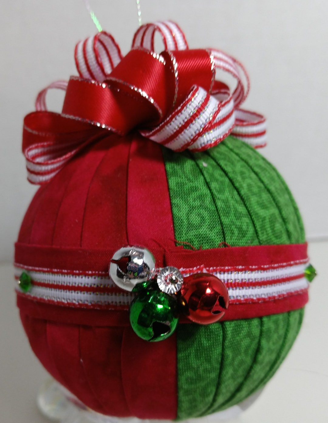 Red & Green Christmas Ornament - Etsy
