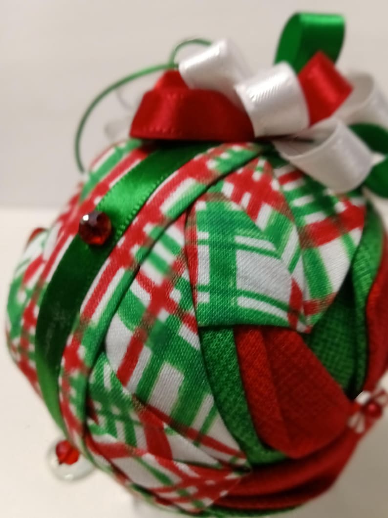 Red & Green Ornament for the Holidays - Etsy