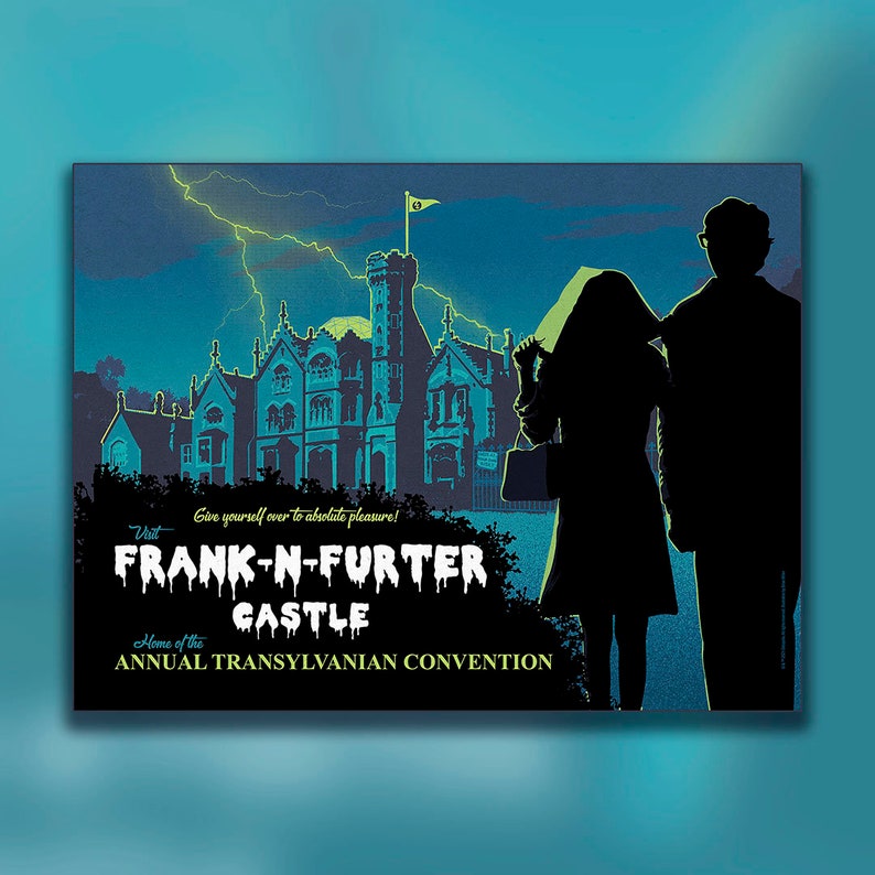 Transylvanian Castle Rocky Horror Picture Show Poster Vintage Movie ...