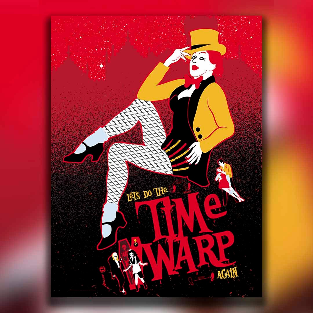 Time Warp Inspired by Rocky Horror Picture Show Art Print | Midnight ...
