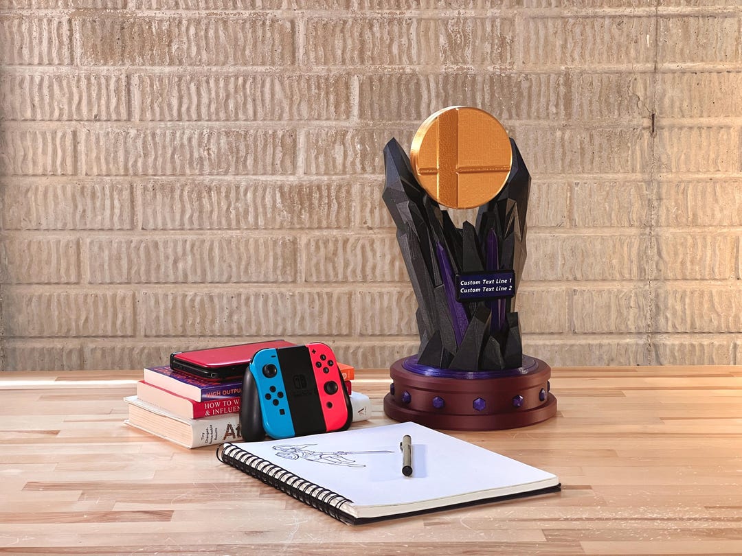 Super Smash Bros. Trophy (14", 7") | SSBU Inspired Award - Etsy