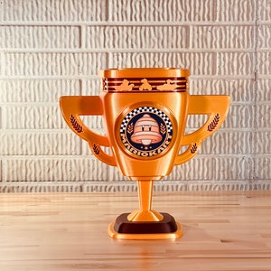Mario Kart DLC Cup (14", 7" & Customizable) | MK8D Trophy - Etsy