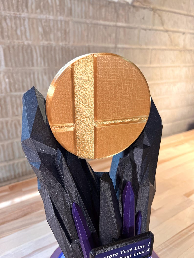 Super Smash Bros. Trophy (14", 7") | SSBU Inspired Award - Etsy