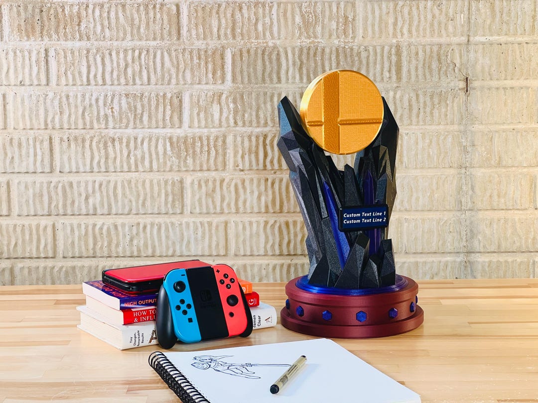 Super Smash Bros. Trophy (14", 7") | SSBU Inspired Award - Etsy