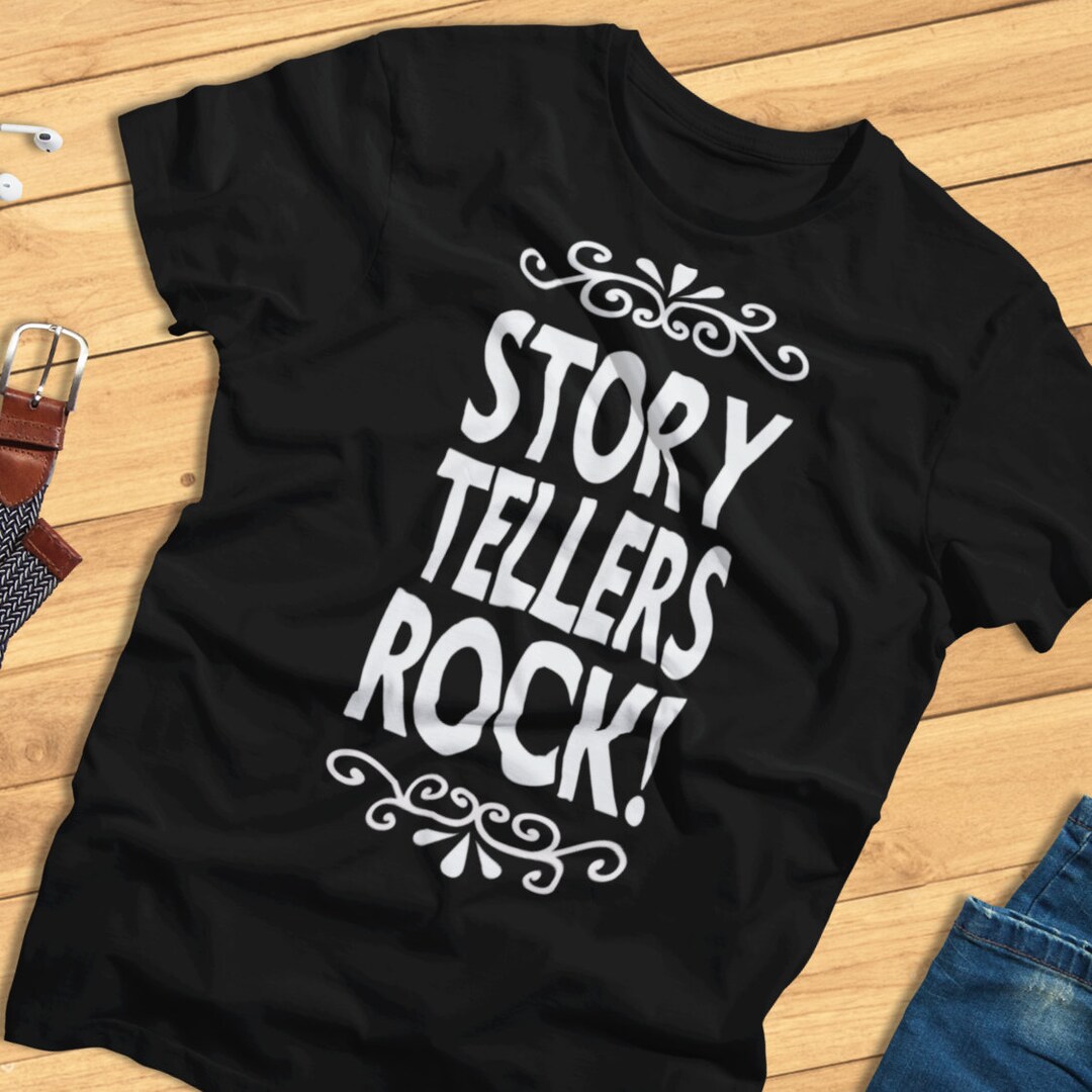 Storytellers Rock! T-shirt - Etsy