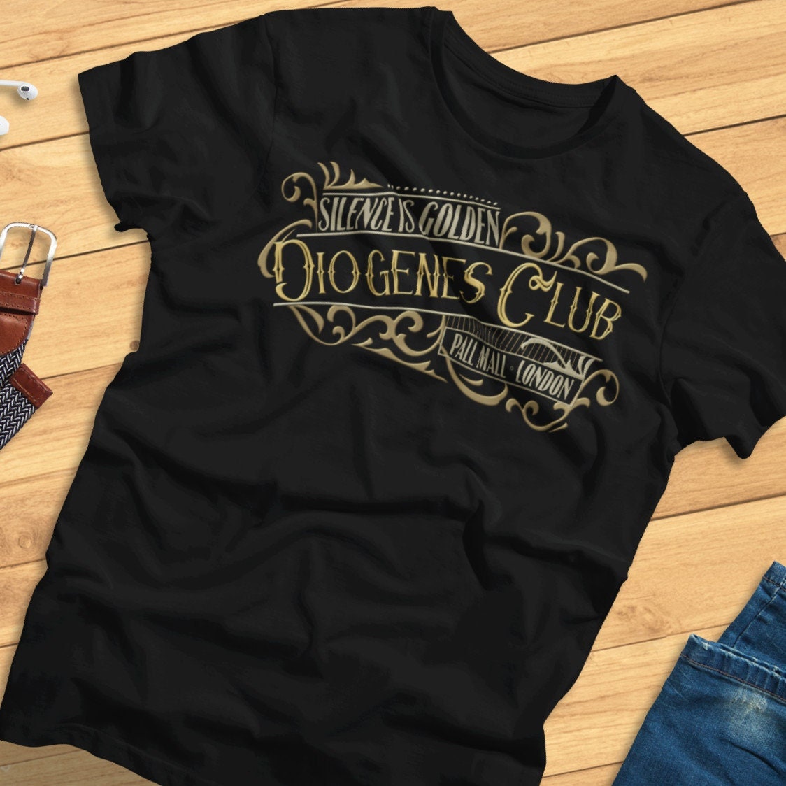 Diogenes Club Funny Sherlock Holmes T-shirt - Etsy