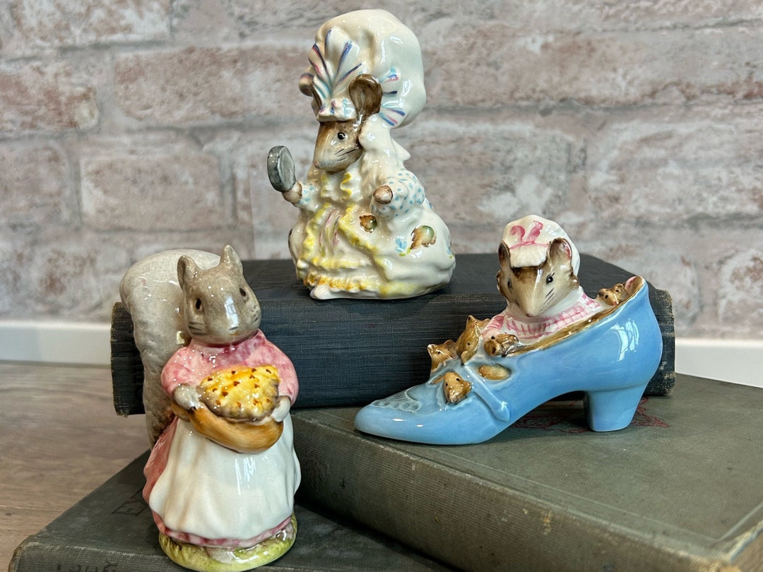 Vtg Beatrix Potter Collection, Beswick England, Nursery Room Decor ...