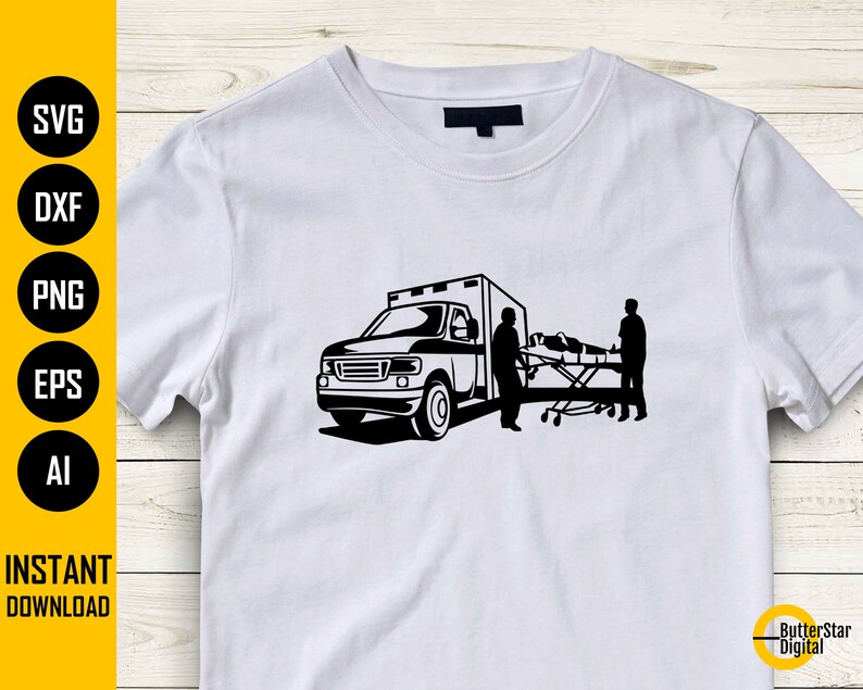 EMS Svg EMT Svg Paramedic Drawing Stencil Vinyl Graphic - Etsy