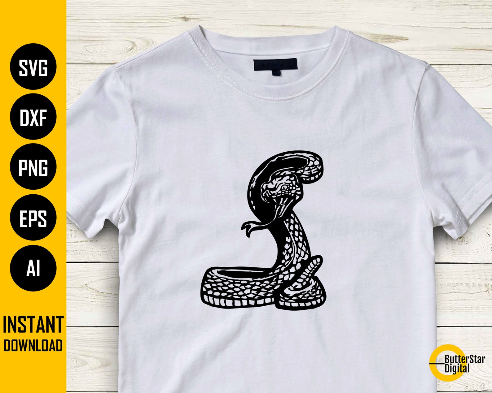 Rattlesnake SVG Snake SVG Fangs Venomous Venom Slither - Etsy