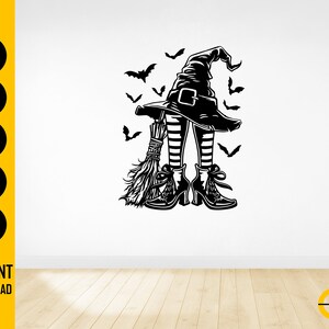 Halloween Witch SVG Spooky Image Decor Decoration Graphics Cricut ...