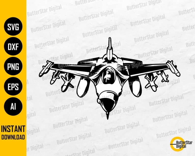 F-16 Fighter Jet SVG Fighter Pilot SVG Navy Military - Etsy