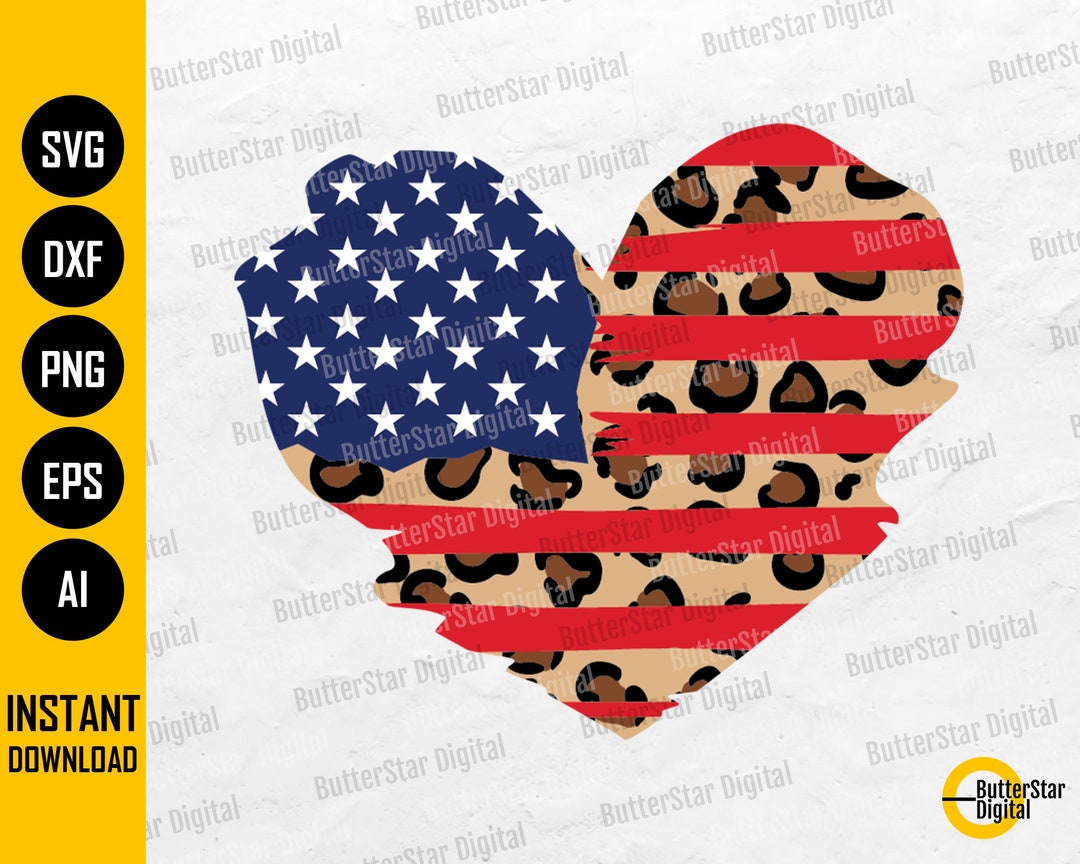 USA Flag Heart SVG | America SVG | Love for Country | Patriotic T-shirt ...