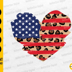 USA Flag Heart SVG | America SVG | Love for Country | Patriotic T-shirt ...