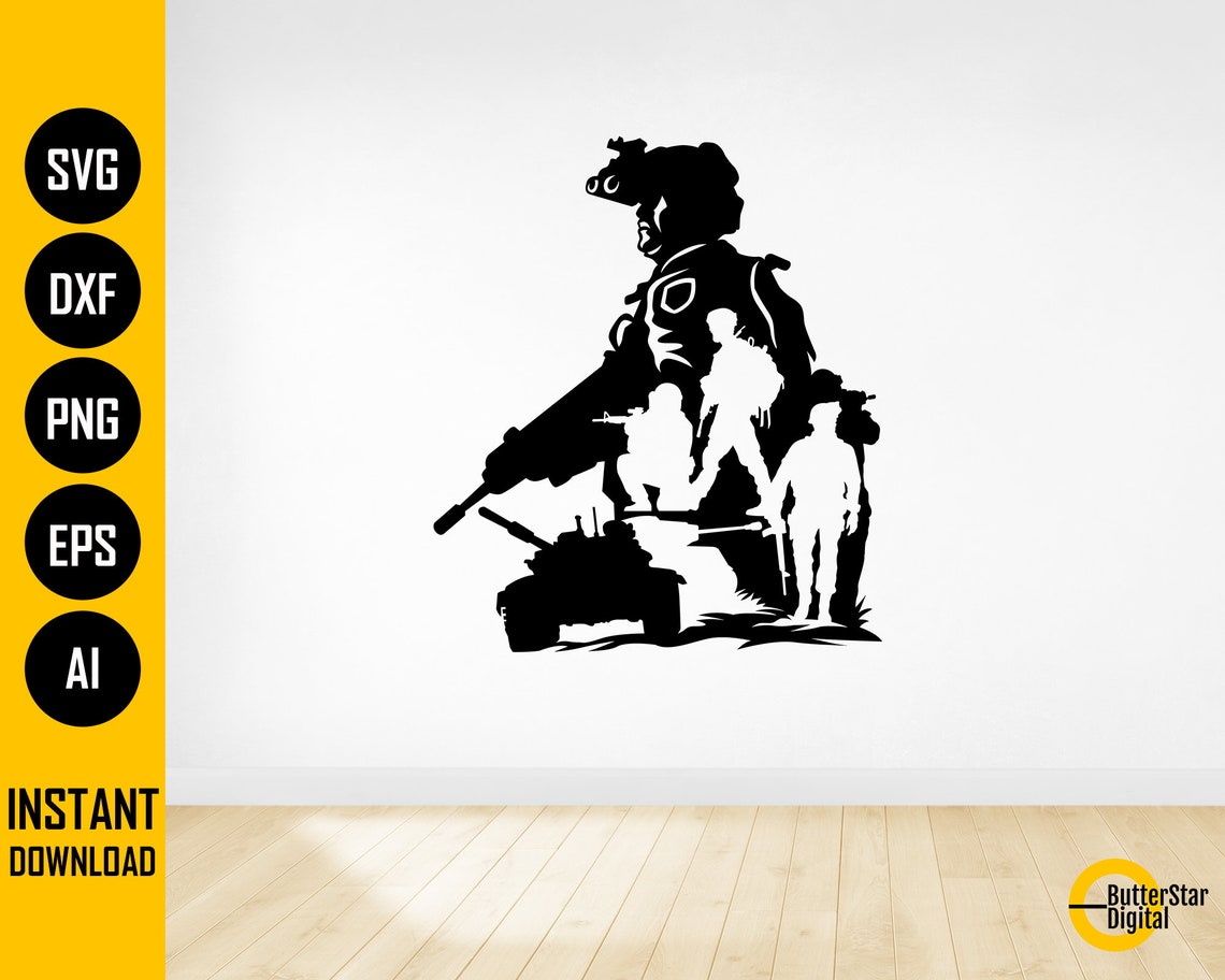 Soldiers SVG Veteran SVG Military T-shirt Decal Sticker - Etsy