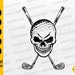 Skull Golfer SVG Golf Player SVG Skeleton Hole in One Par Birdie Bogey ...
