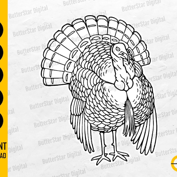 Wild Turkey Svg - Etsy