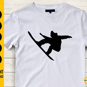 Snowboarder SVG | Snowboarding SVG | Illustration Drawing Decal ...