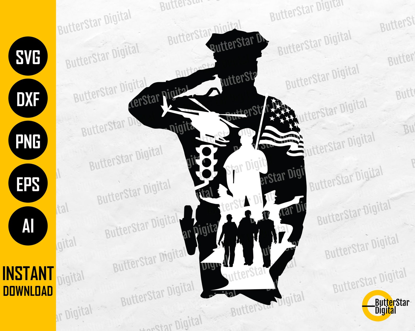 US Police SVG | American Cop Svg | Law Enforcement Svg | Justice USA ...