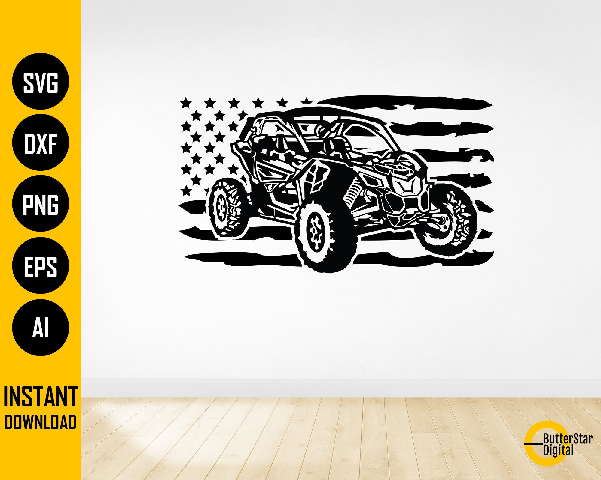 USA Flag ATV Svg American Dune Buggy SVG 4x4 off Road All - Etsy UK