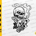 Skull Gambler SVG | Casino SVG | Gambling Decals T-shirt Tattoo Vinyl ...