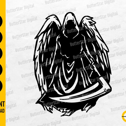 33 Grim Reaper Svg Angels of Death Svg Bundle Devil Svg - Etsy Australia
