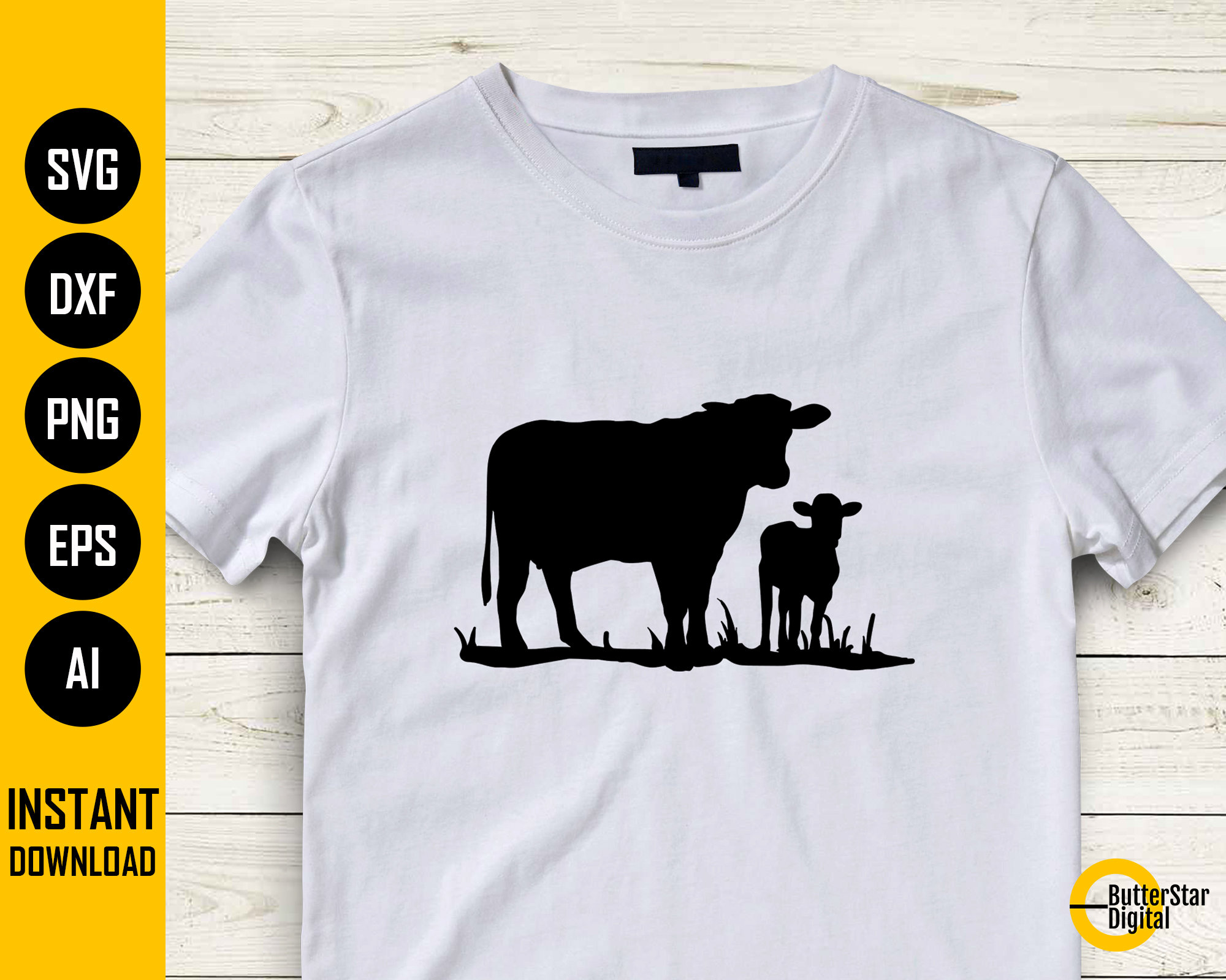 Silueta De Vaca De Carne