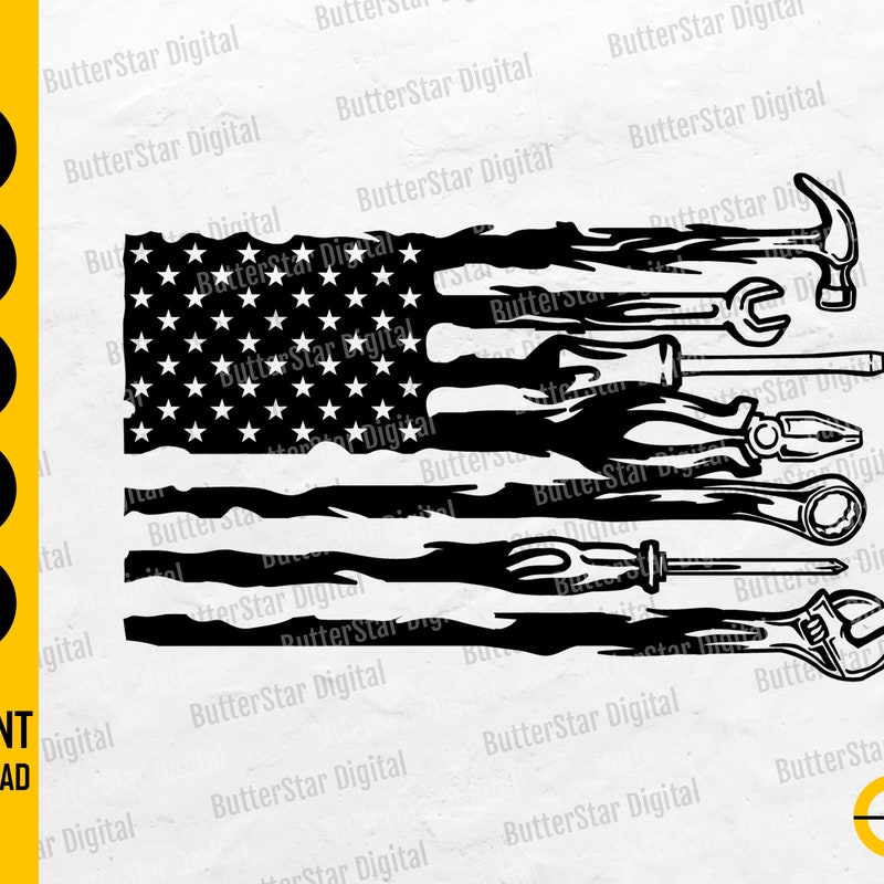 Handyman Flag Logo - Etsy