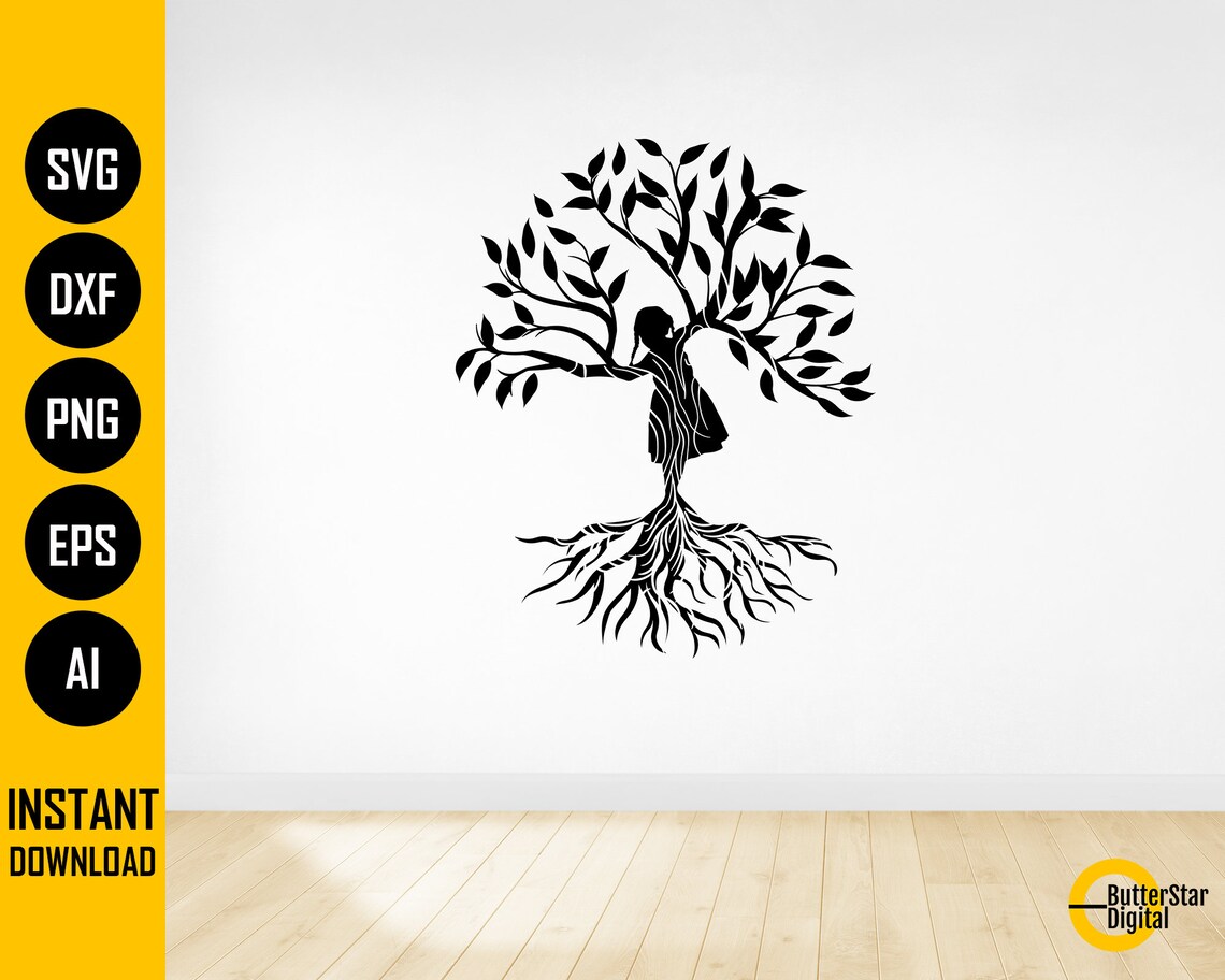 Little Girl Tree SVG | Children SVG | Innocence SVG | Cricut Silhouette ...