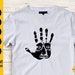 Skull Handprint SVG Hand Print SVG Horror T-shirt Decal Tattoo Vinyl ...