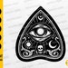 Ouija Planchette Design SVG Ouija Spirit Board Game SVG Cricut Cutting ...