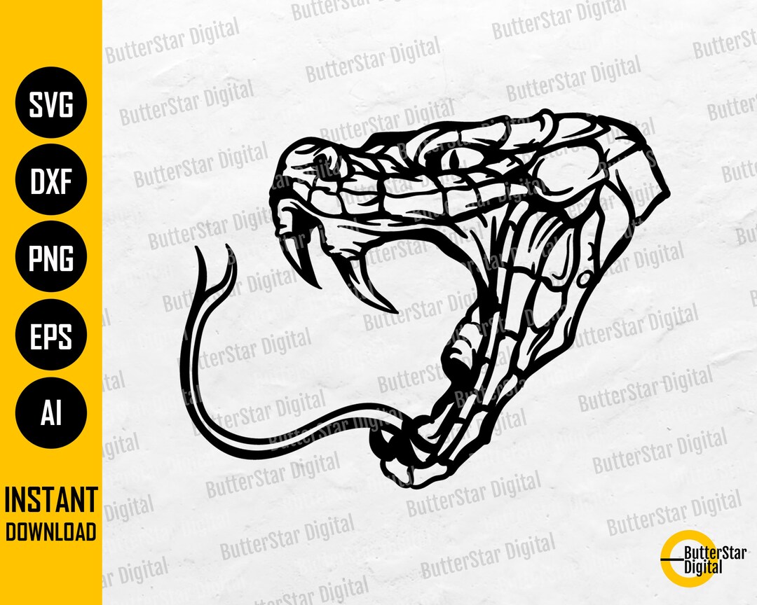 Snake Head SVG | Serpent SVG | Reptile Animal T-shirt Vinyl Graphics ...