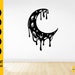 Dripping Moon SVG | Lunar SVG | Celestial Decal T-shirt Sticker Vinyl ...
