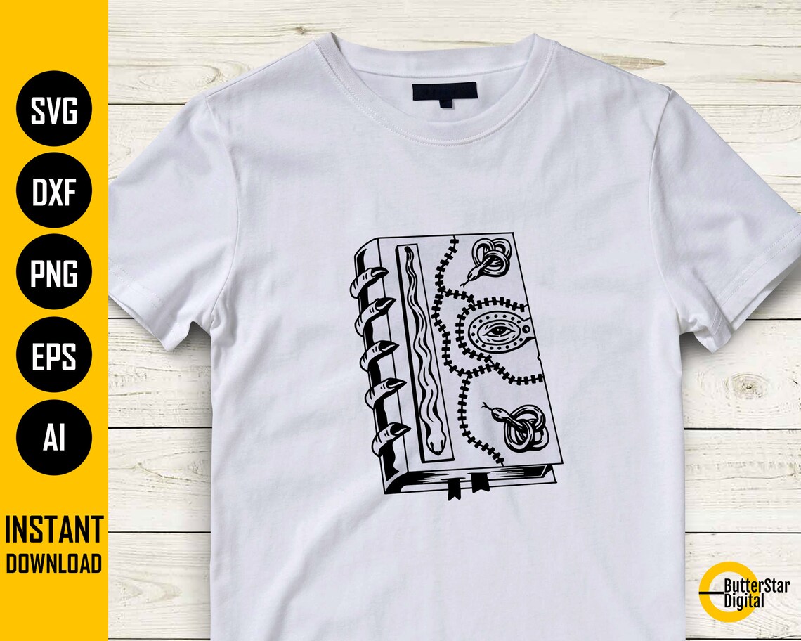 Book of Spells SVG Spell Book SVG Witch SVG Witches Svg - Etsy