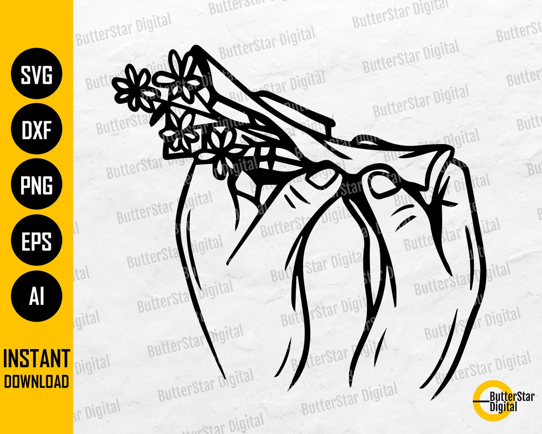 Rolling Flower Joint SVG Roll Floral Blunt SVG Spliff SVG Cricut ...