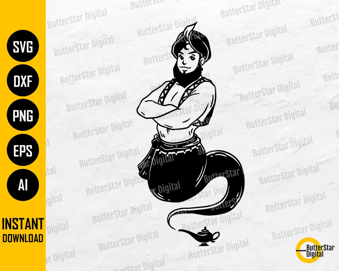 Genie SVG | Magic Lamp SVG | Magical SVG | Your Wish is My Command ...