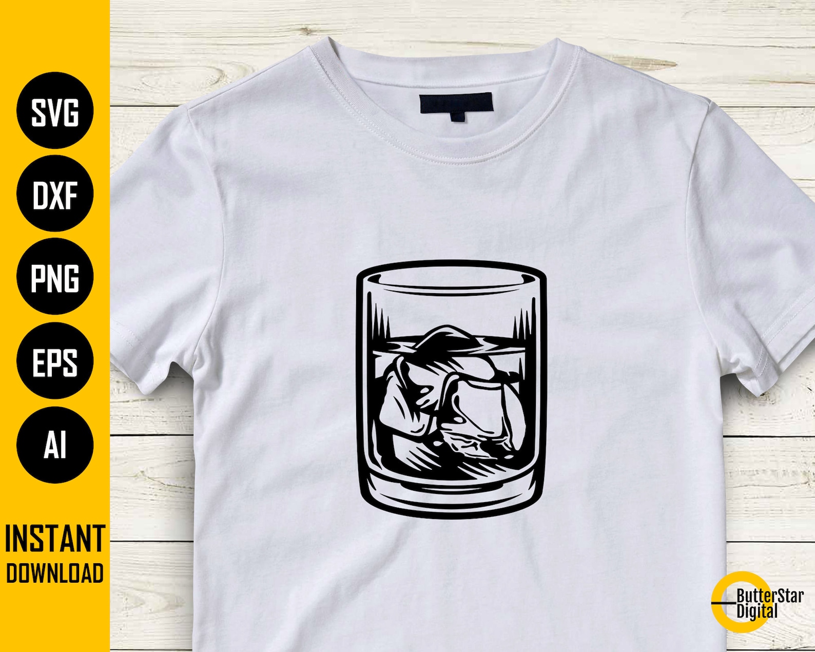 Whiskey SVG | Whiskey Glass With Ice SVG | Whisky Svg | Cricut Cutting ...
