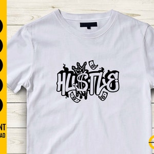 Hustle SVG | Hustler SVG | Success Cash Rich Hip Hop Rap Rapper Text ...