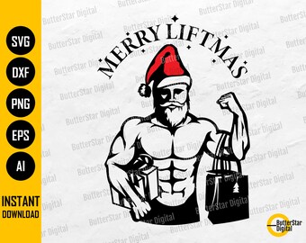 Merry Liftmas Vector - Etsy