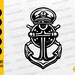 Boat Captain Anchor SVG | Sailing SVG | Sailor T-shirt Decals Sticker ...