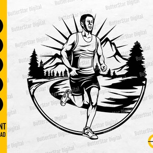 Trail Running SVG | Outdoor Sport SVG | Runner T-shirt Decal Sticker ...