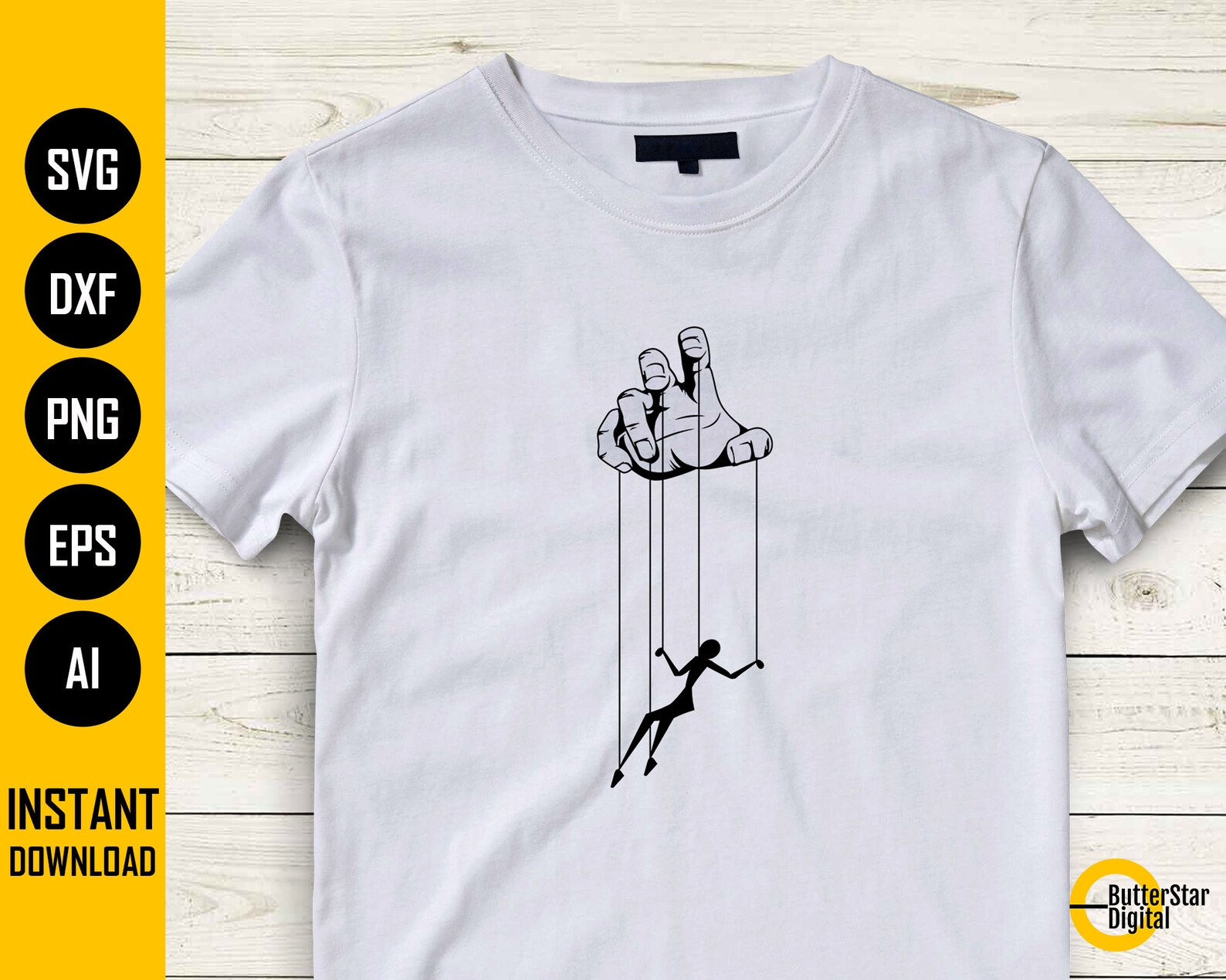 Puppet Master SVG Puppeteer PNG Manipulate SVG Puppet - Etsy