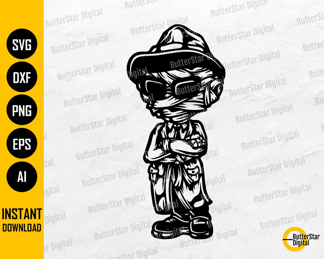 Cute Invisible Man SVG | Science Fiction SVG | Monster T-shirt Decal ...